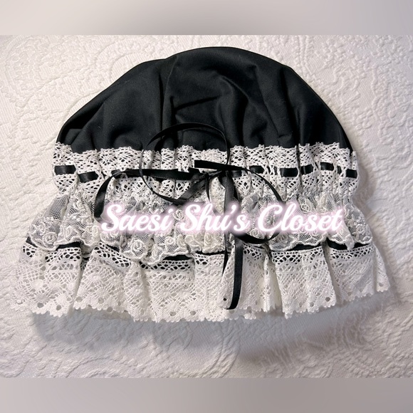 Rococo | Accessories | Nwt Rococo Classic Lolita Bonnet Nightcap Black ...